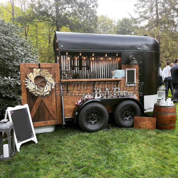 New Fully Equipped Mobile Bar Trailer - Belyoo Food Truck Trailer