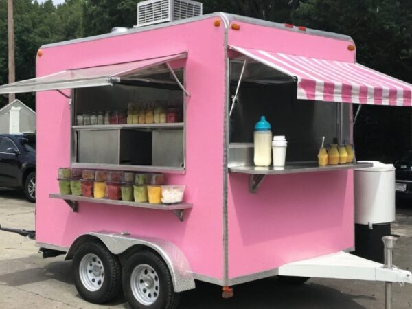 Smoothie Trailer: Mobile Dessert Gourmet Shop - Belyoo Food Truck Trailer