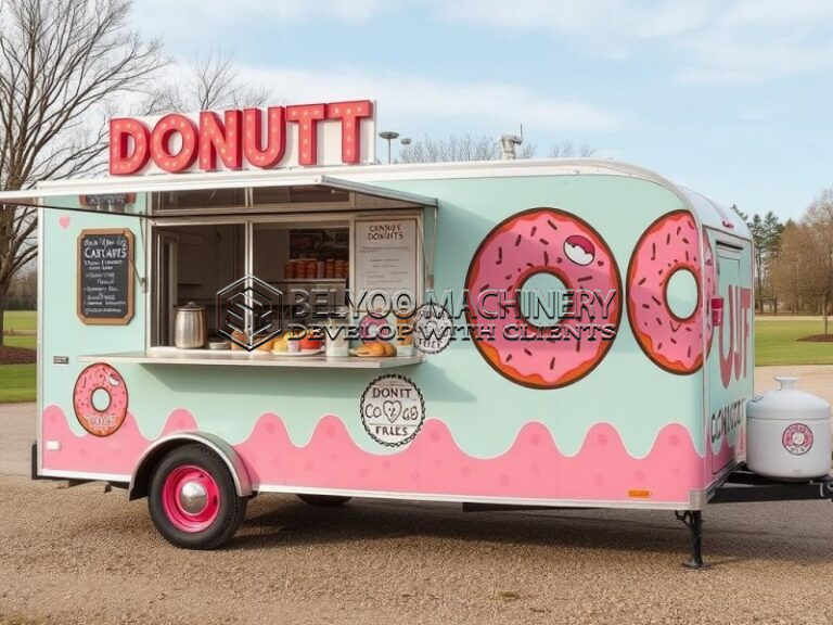 Donut Food Trailer: Mobile Dessert Station, A Feast for Both Taste Buds ...